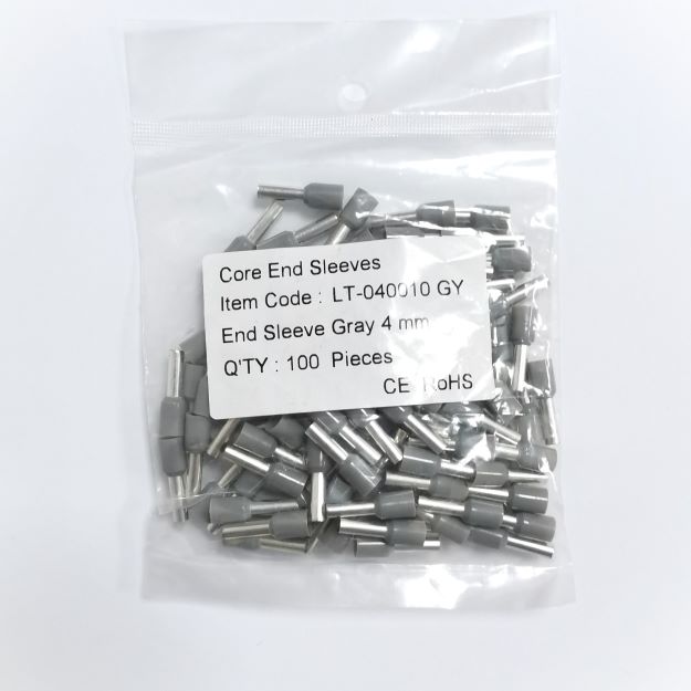Cable Ferrule 4.0mm Insulated Grey 100 units 12 AWG LT-040010 GY | UAE ...