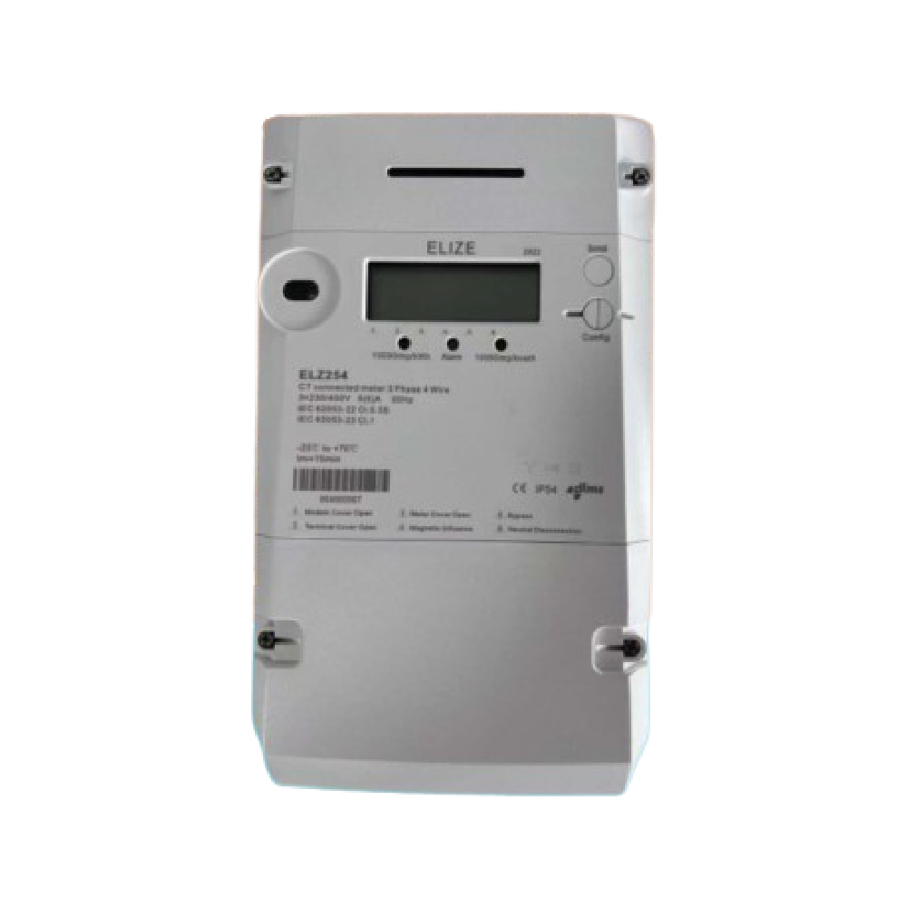 Three-phase smart energy meter Class 0.5S 50/60Hz | ELZ254 ELIZE (DEWA ...