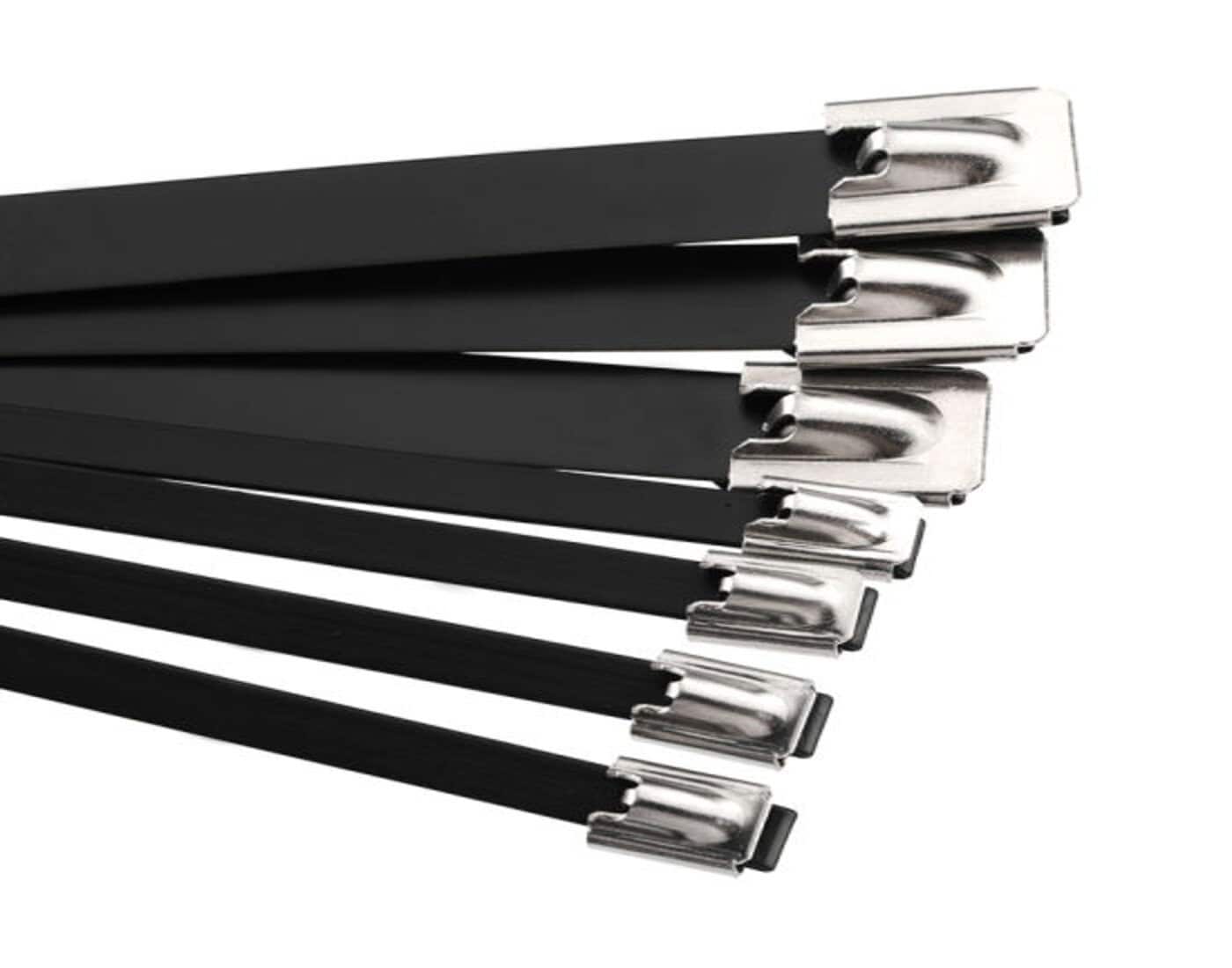 Buy S.S Cable Tie PVC COATED 100 x 4.6 mm SSK-100 x 4.6P Pack of 100 ...