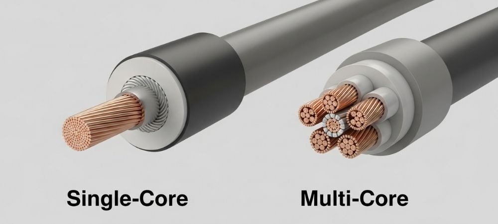 Single-Core Cable VS. Multi-Core Cable: Voltage, Safety & More